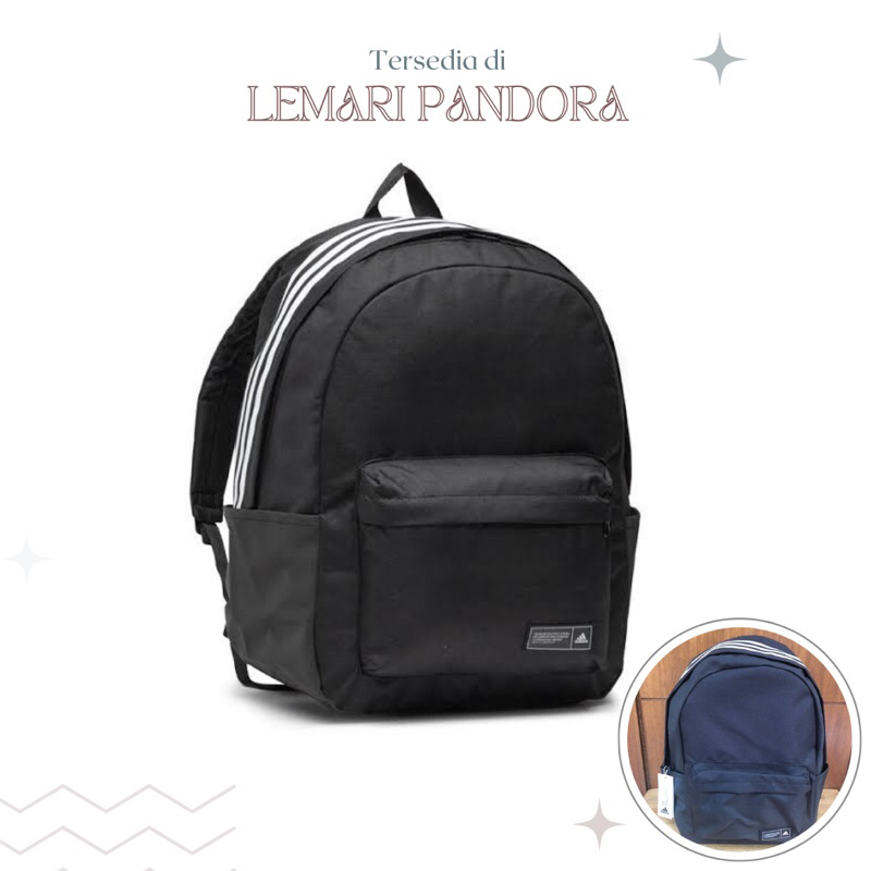 Jual Adidas CLASSIC 3-STRIPES Backpack BLACK HH7073 ORIGINAL | Shopee ...