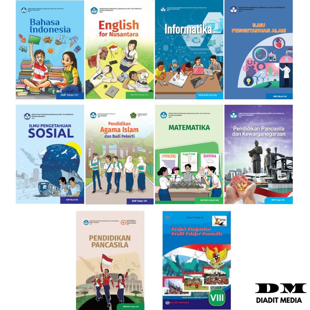 Jual Buku Paket SMP kelas 8 / VIII Kurikulum Merdeka - Diknas | Shopee Indonesia