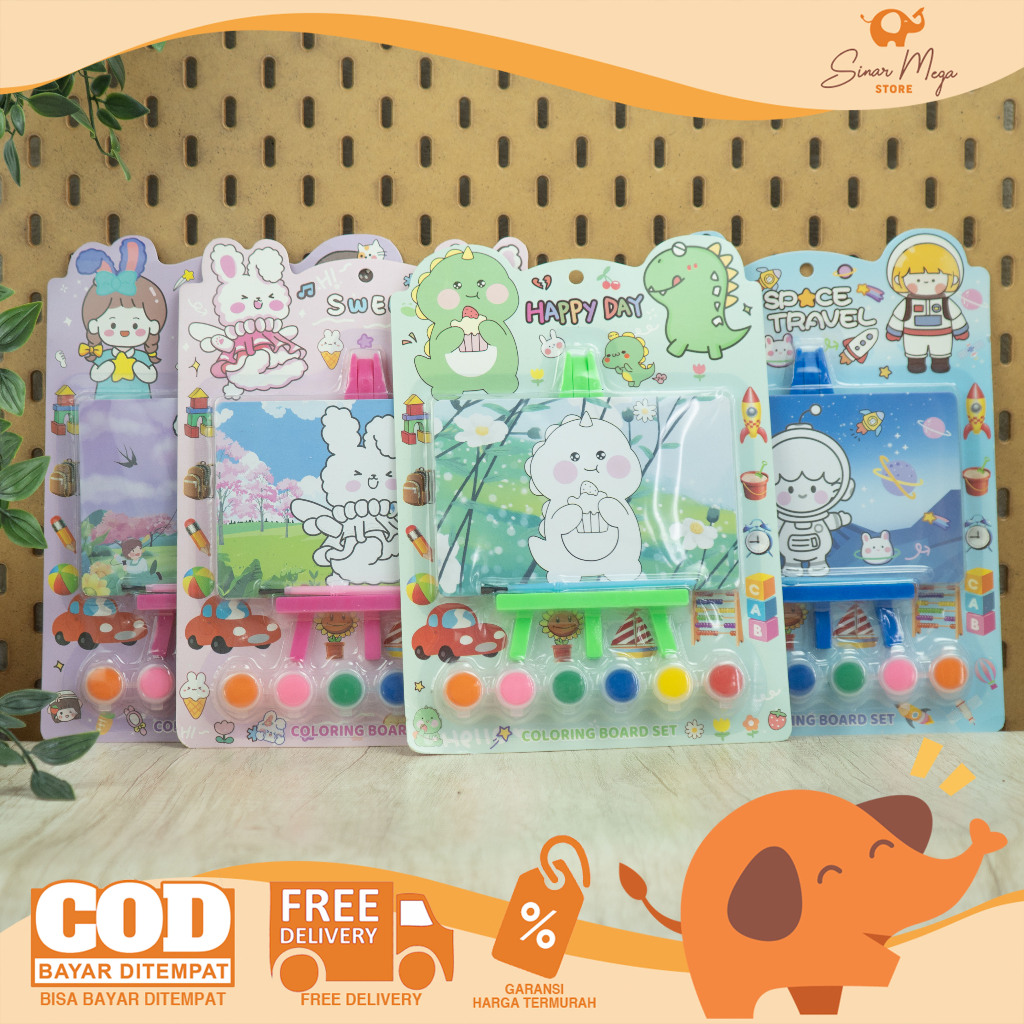 Jual Fancy Drawing Set (9922) / Alat Mewarnai 1 Set Paket Alat Melukis ...