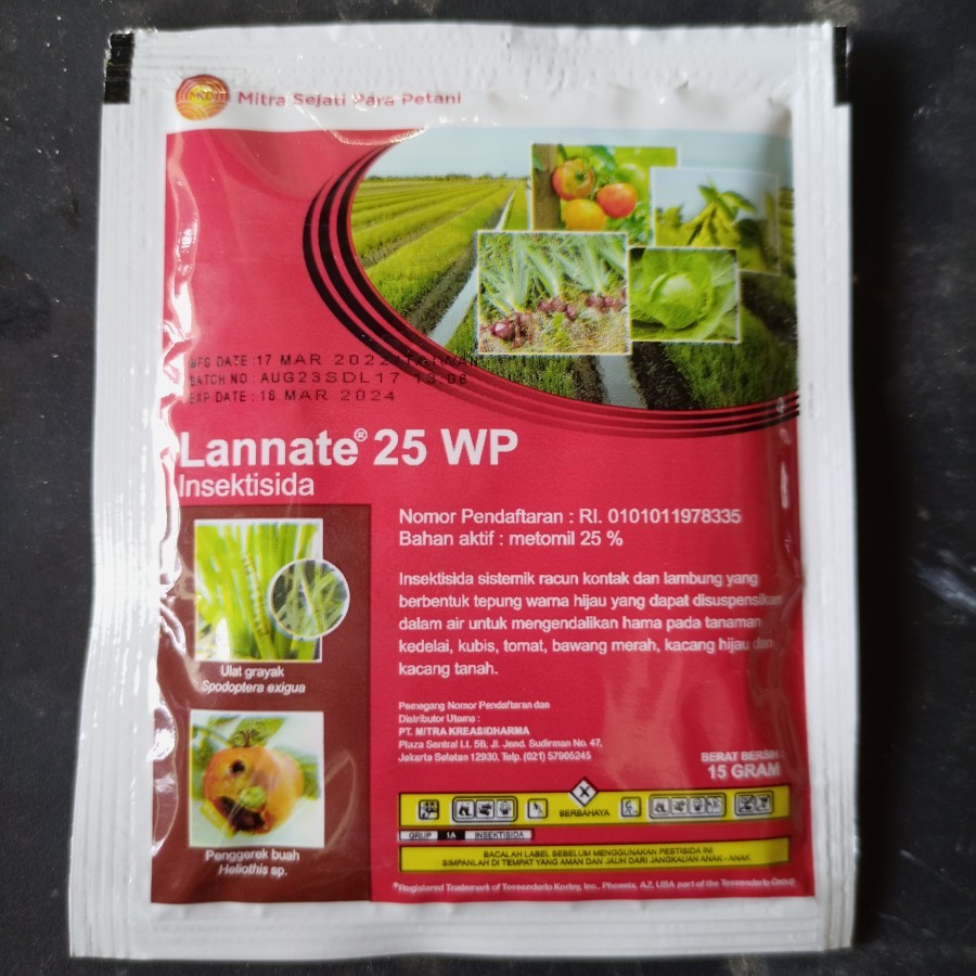 Jual INSEKTISIDA LANNATE 25 WP 15 GRAM | Shopee Indonesia