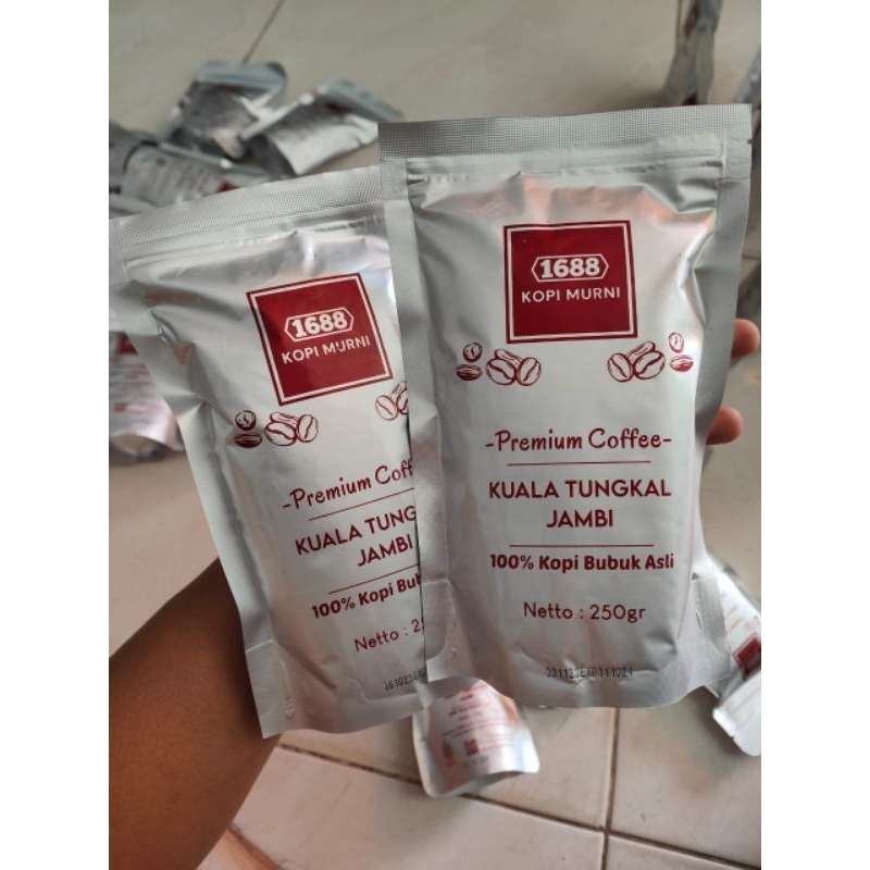 Jual Kopi Bubuk Premium 1688 Khas Kuala Tungkal Jambi 250 Gram | Shopee ...