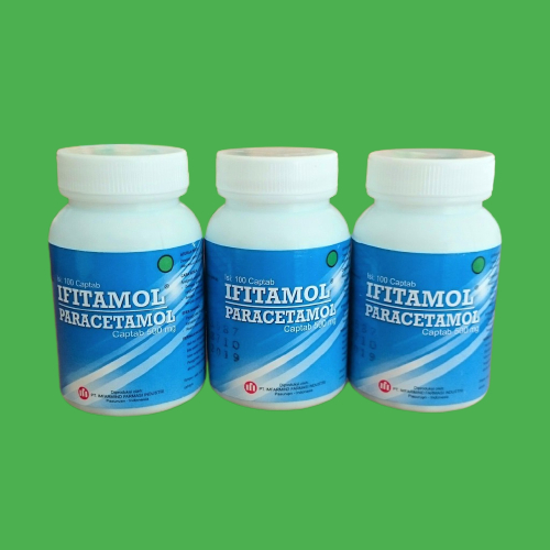 Jual IFITAMOL KALENG ISI 100 TABLET (PARACETAMOL 500MG) | Shopee Indonesia