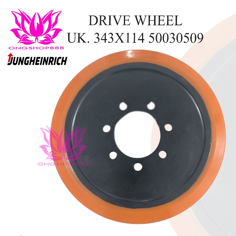 Jual Roda Drive Wheel Forklift 343x114 80mm Yale 277058300 Reach Truck ...