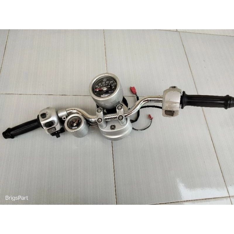 Jual Speedometer Set Stang Yamaha Fino Karbu Original Copotan | Shopee ...