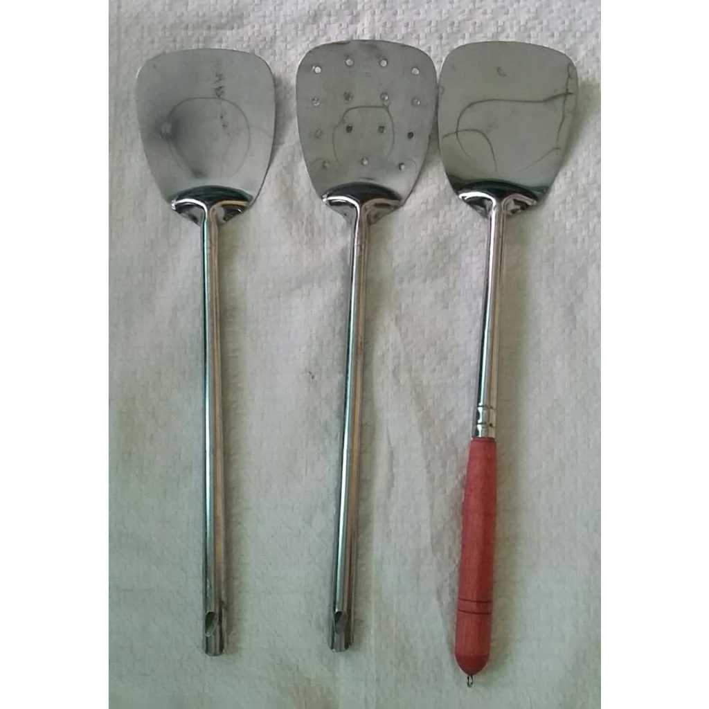 Jual SUTIL UKURAN BESAR ( GAGANG KAYU DAN STAINLESS ) | Shopee Indonesia