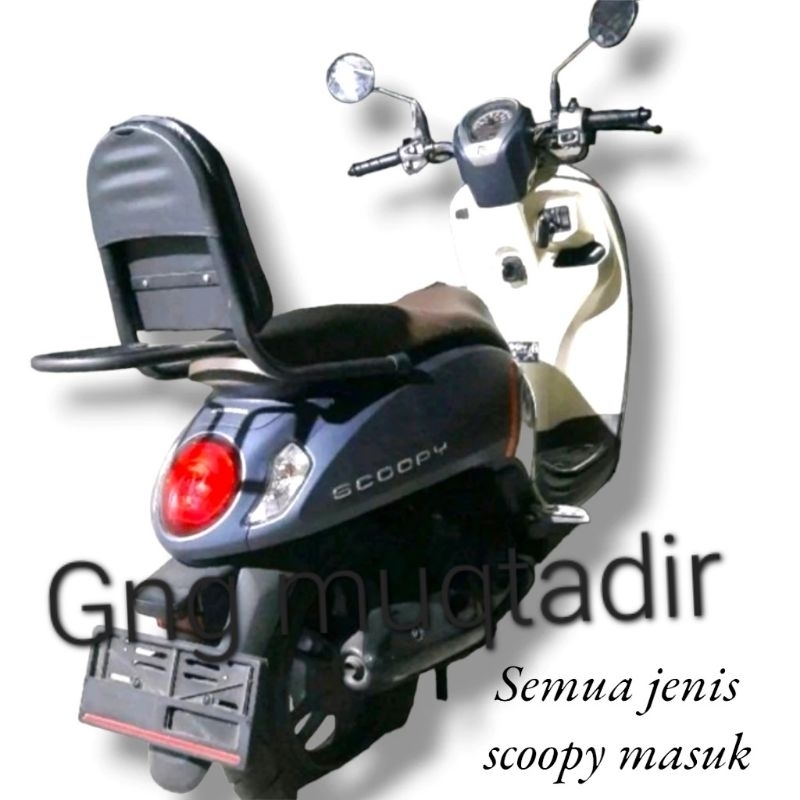 Jual Sandaran jok motor matic scoopy dan sandaran motor genio semua ...