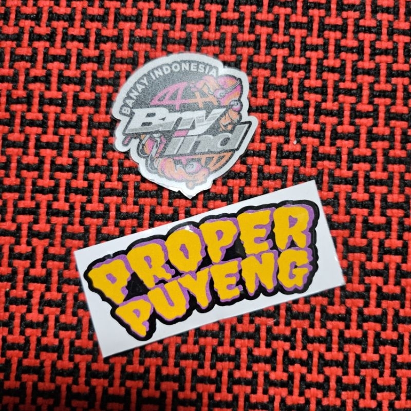 Jual Stiker Sticker Proper Puyeng Cutting | Shopee Indonesia