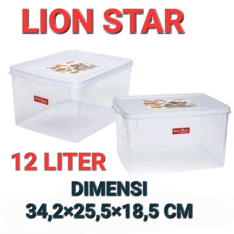 Jual Box kotak makanan lion star 12 liter/kotak penyimpanan makanan/box ...