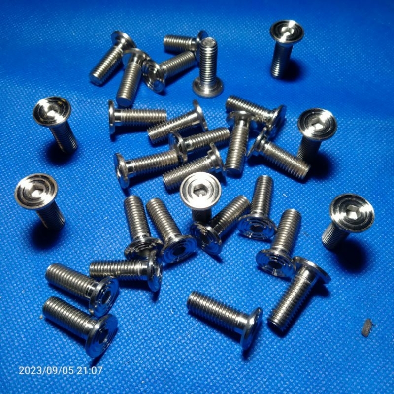 Jual Baut slim M10/baut 14 stainless 2cm drat halus & kasar | Shopee Indonesia