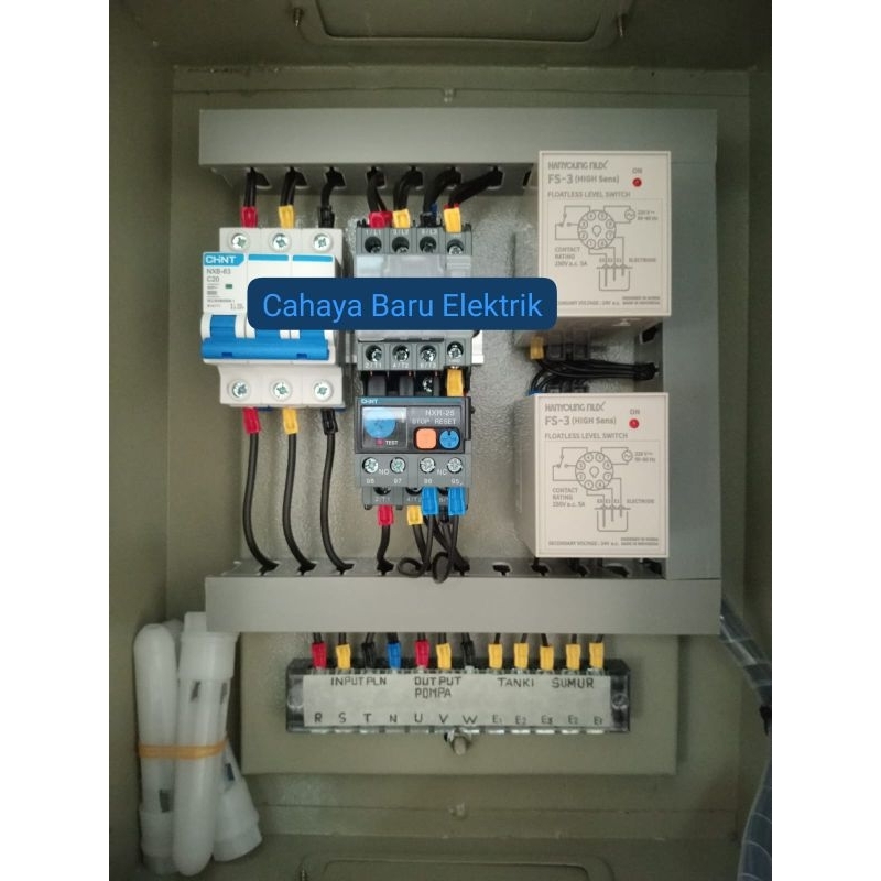 Jual Panel Pompa Submersibel 3HP 3 Phase otomatis sumur dan tanki ...