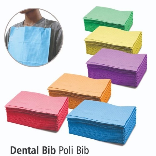 Jual Dental Bib Poli Bib Polibib Polybib Dental Tanpa Tali isi 125 ...