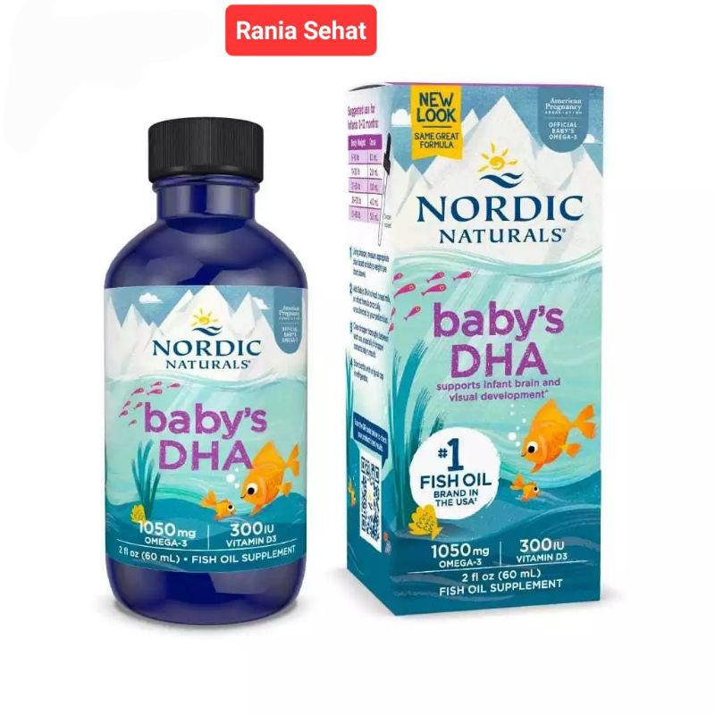 Jual Nordic Baby's DHA 60ml - Mendukung Perkembangan Otak Anak | Shopee Indonesia