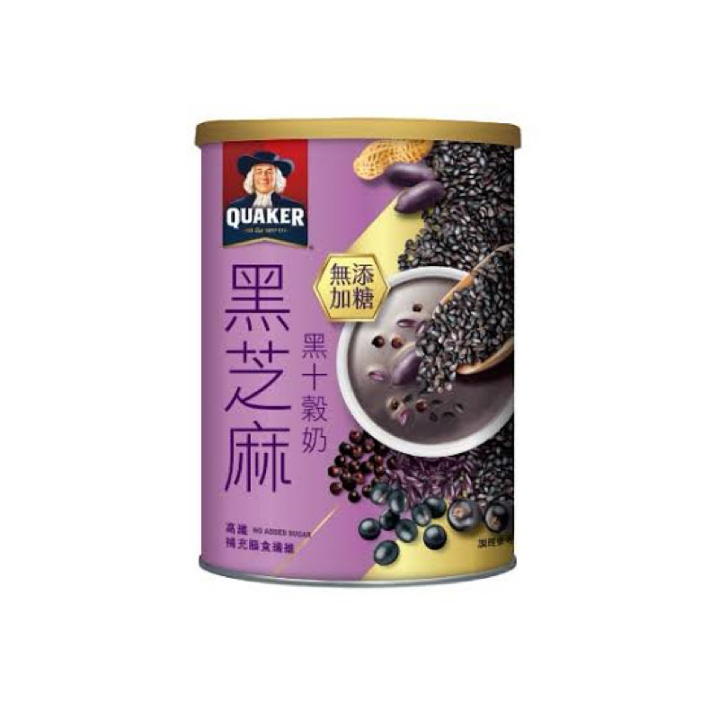 Jual Quaker black sesame kacang hitam no added sugar 390g | Shopee ...