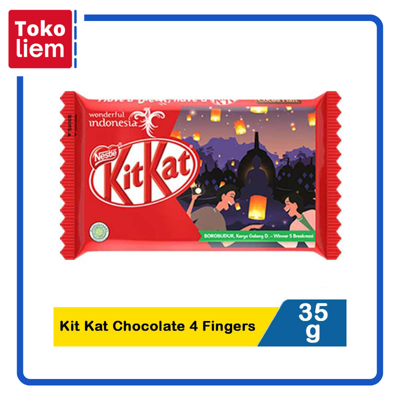 Jual Kit Kat Chocolate 4 Fingers 35G | Shopee Indonesia