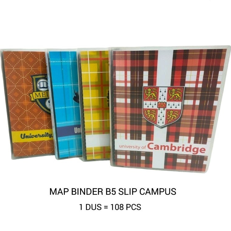 Jual Map Binder B5 Slip Campus/Map Binder/Binder Note | Shopee Indonesia