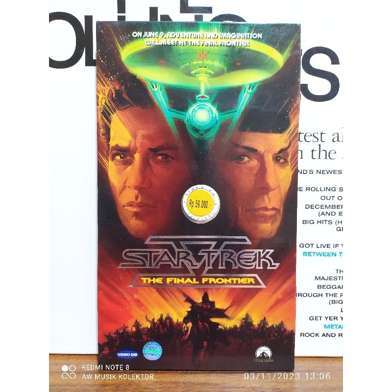 Jual VCD Original : STAR TREK V - THE FINAL FRONTIER. | Shopee Indonesia