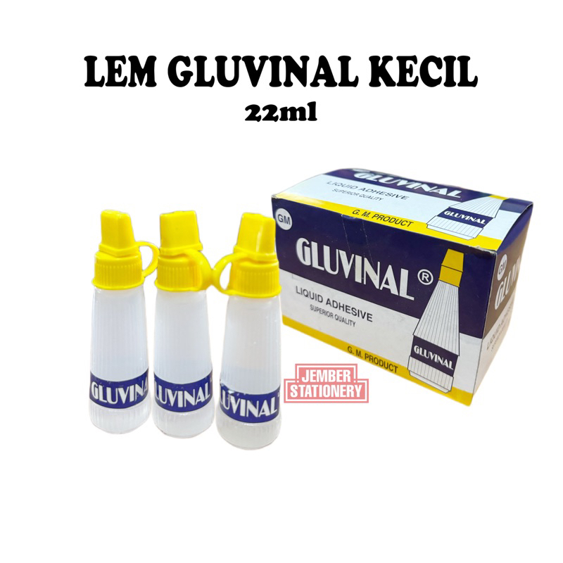 Jual (1biji) Lem Gluvinal Kecil 22ml | Shopee Indonesia