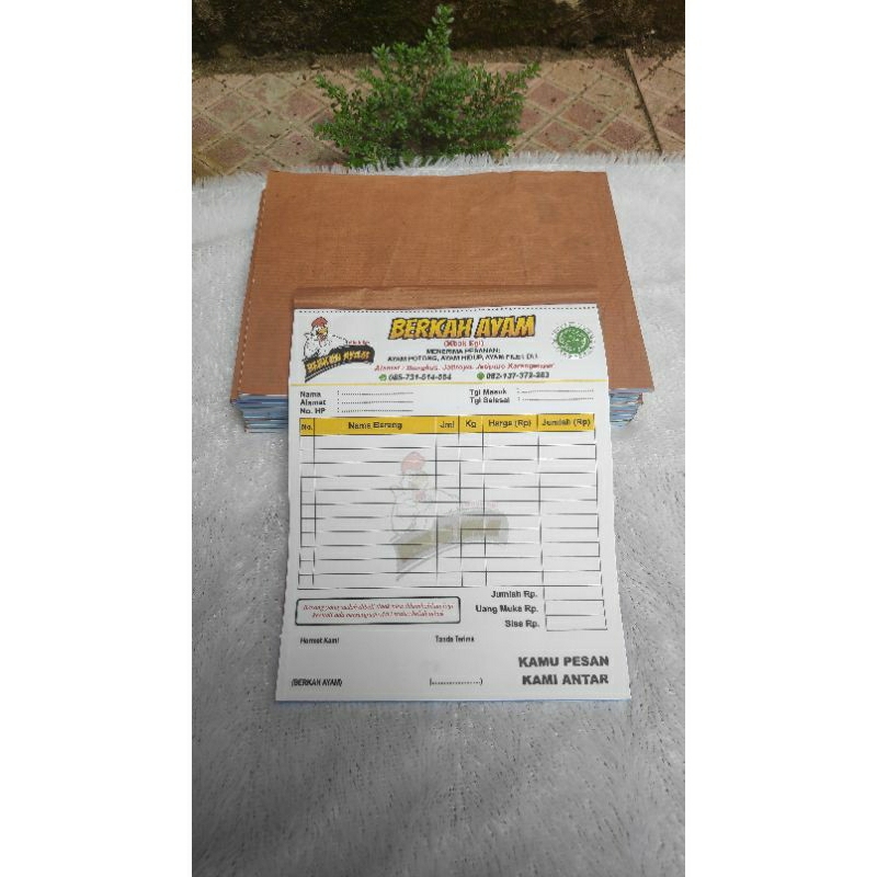 Jual CETAK NOTA BON FAKTUR CUSTOM | Shopee Indonesia