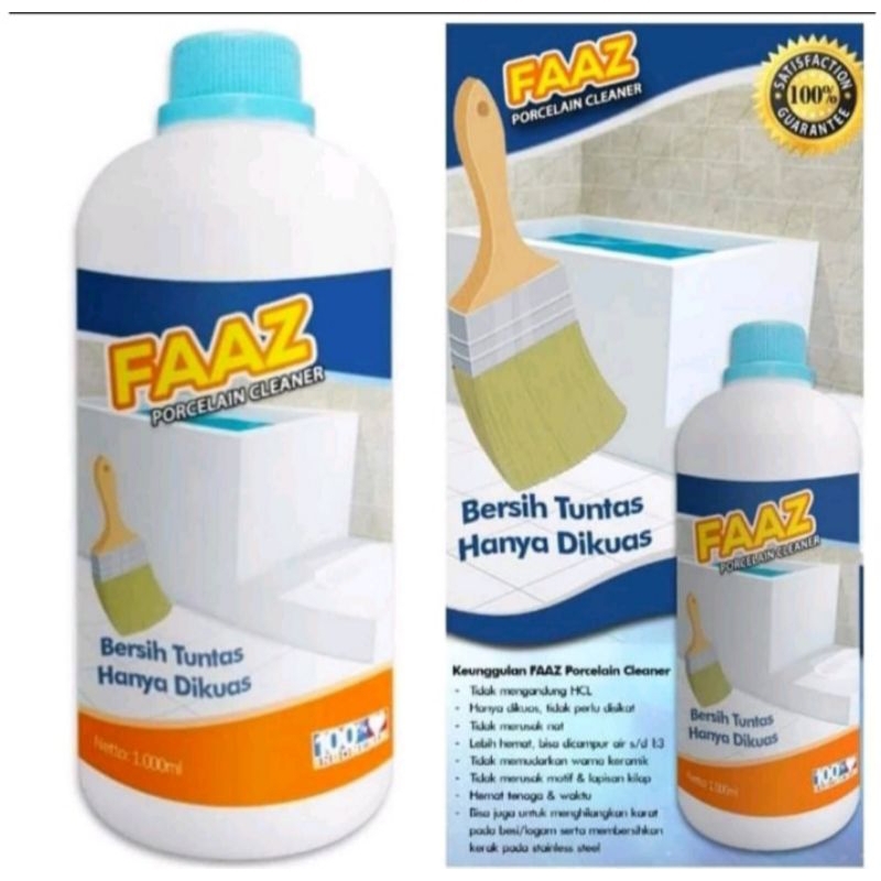 Jual Pembersih Noda Kerak Keramik dan Porselen Faaz | Shopee Indonesia