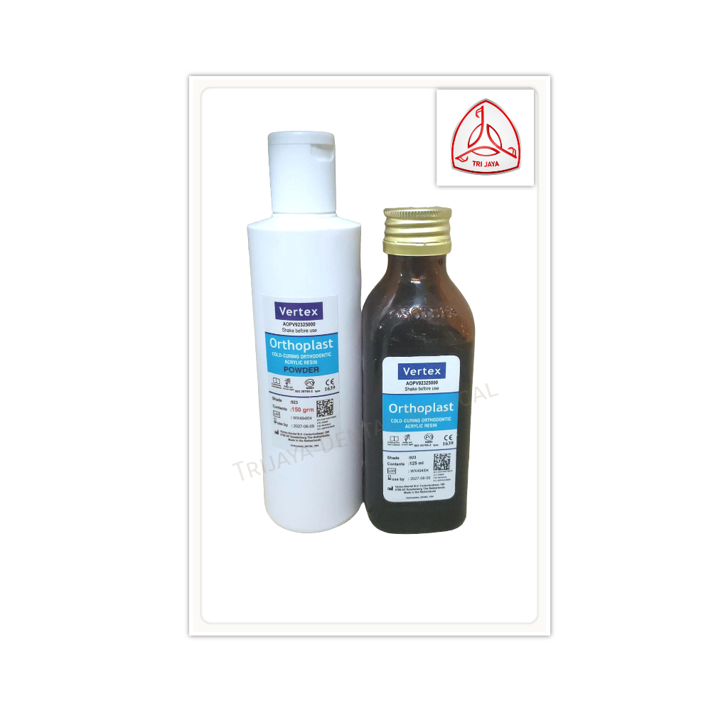 Jual Trijaya Dental Medical Orthoplast Acrylic Vertex Self Cure ...