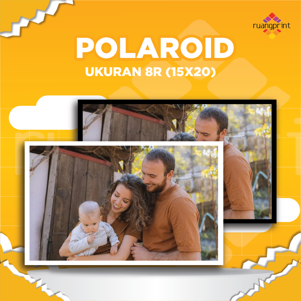 Jual foto 8R / cetak foto 8R / foto polaroid / foto keluarga / cetak ...