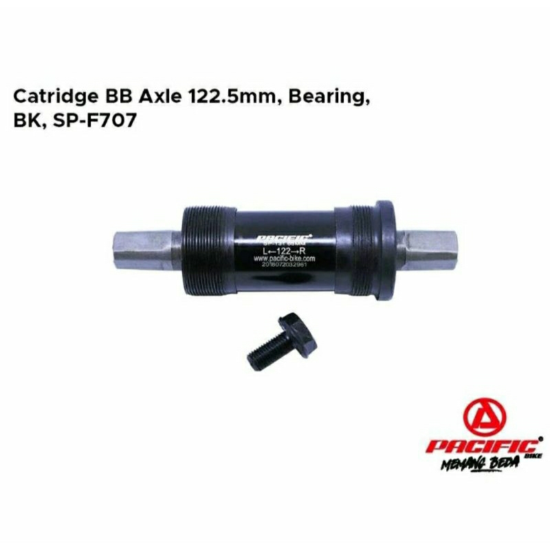 Jual as bb sepeda bottom bracket bearing Pacific 122mm | Shopee Indonesia