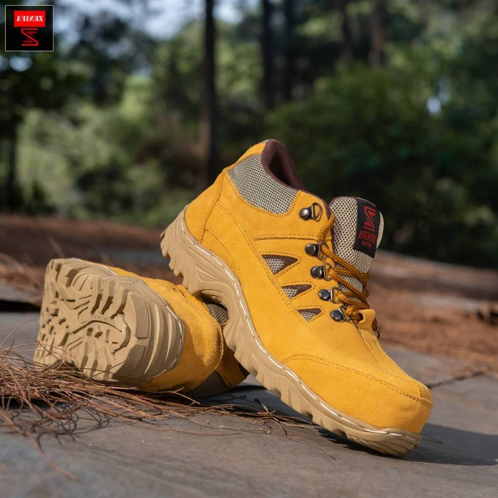 Jual Sepatu Boot Pria Ujung Besi Kerja Lapangan Proyek Safety Anti Slip ...