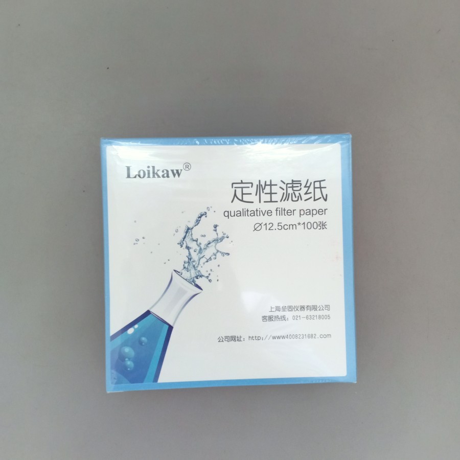 Jual qualitative filter paper 103 slow speed 12.5 cm kertas saring ...