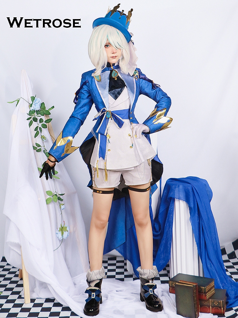 Jual 【Wetrose】 Genshin Impact Cosplay Suit Furina De Fontaine God of ...