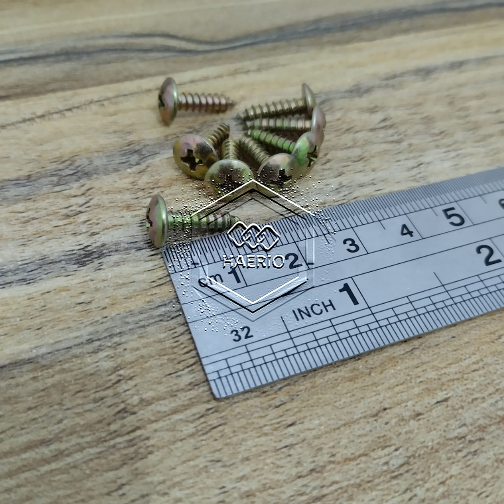 Jual SKRUP T TS SEKRUP 6X1/2" 6 X 1/2 PANJANG 1,3 CM TAB TSAB TSAT ...