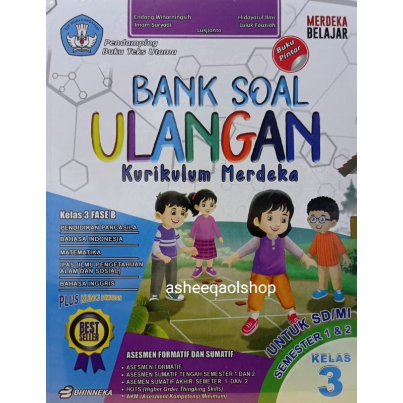 Jual Buku Bank Soal Ulangan SD/MI Kelas 3 Kurikulum merdeka | Shopee Indonesia