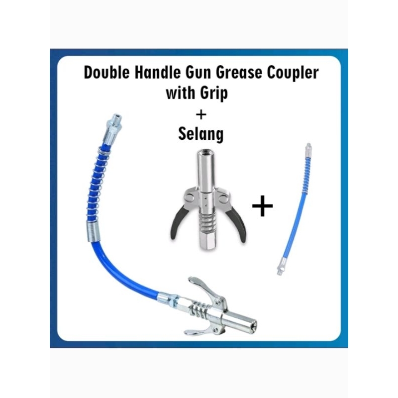 Jual Kepala Grease Gun Coupler Pompa Gemuk Heavy Duty Quick Release 1/8 ...