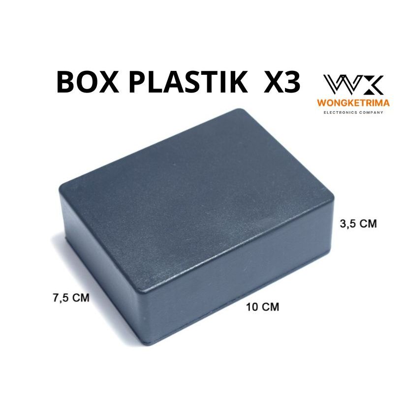 Jual BOX X3 BOX PLASTIK POLOS HITAM X3 | Shopee Indonesia