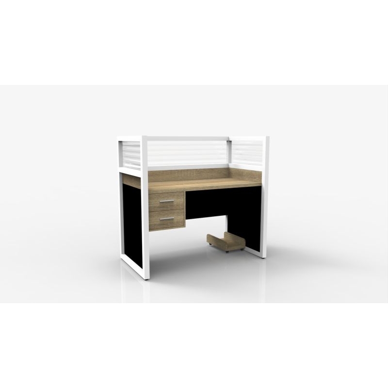Jual Meja Kantor Kubikal Cubikal workstation dengan Partisi Akrilik ...