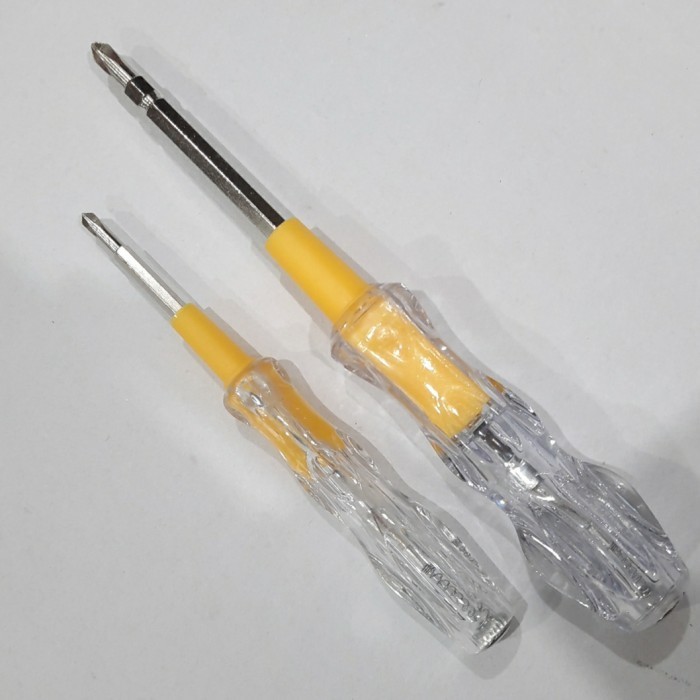 Jual Obeng Tespen 6mm Plus Minus Magnet 6 mm Test Pen Listrik Bolak ...
