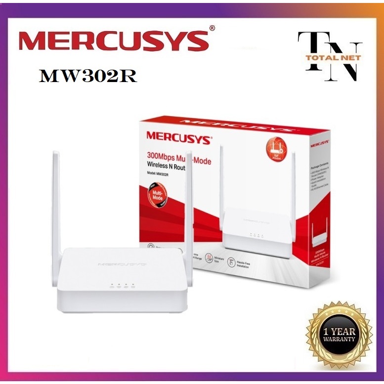 Jual Mercusys Mw302r Multi Mode Wireless N Router 300mbps Shopee