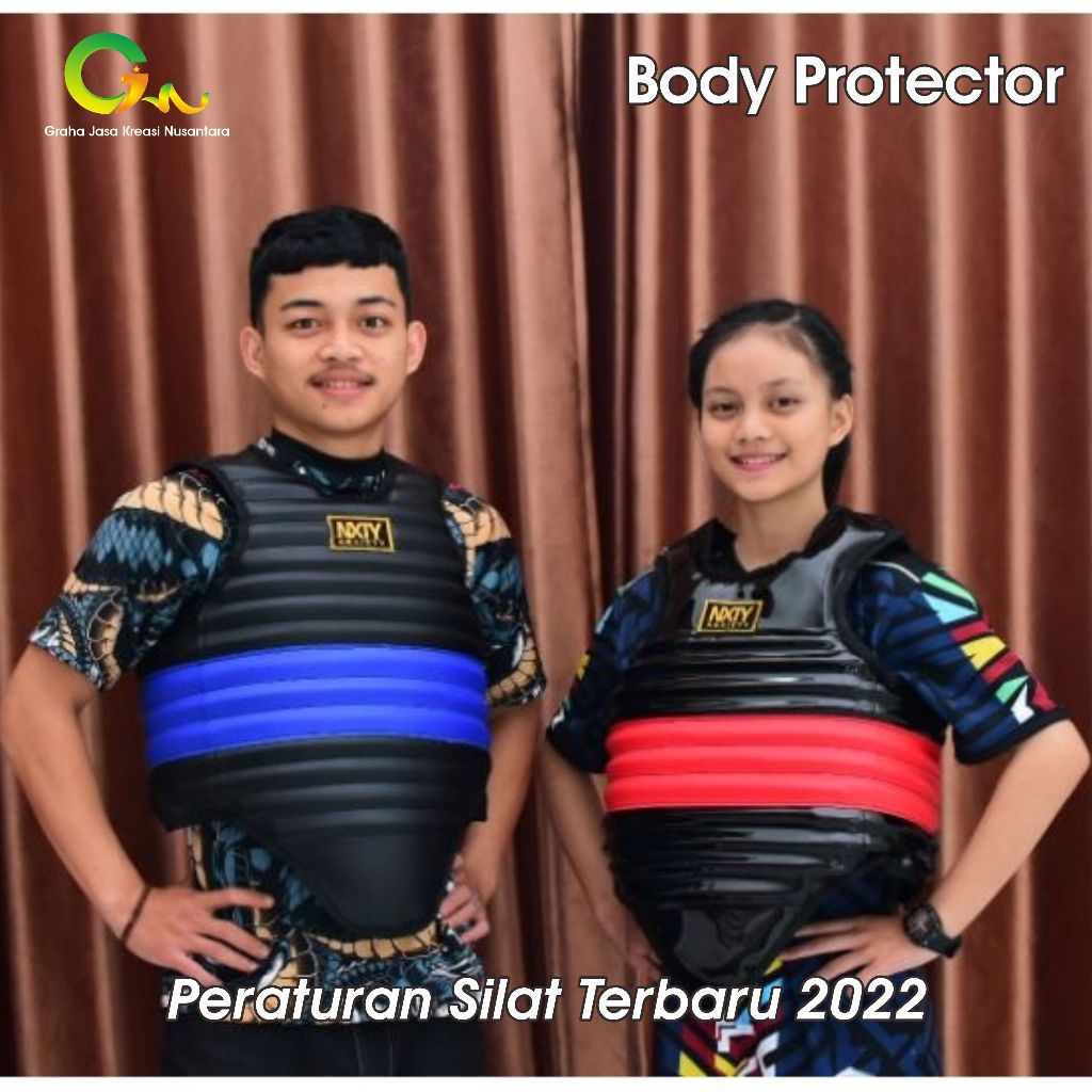 Jual Body Protector Silat Peraturan baru 2022 1 Sisi / Body Protector ...