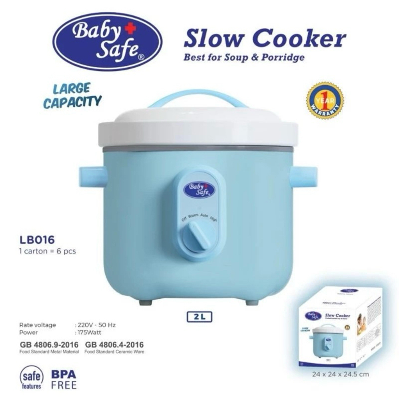 Jual Baby Safe LB016 Slow Cooker 2L - Alat Masak MPASI Anak Bayi ...