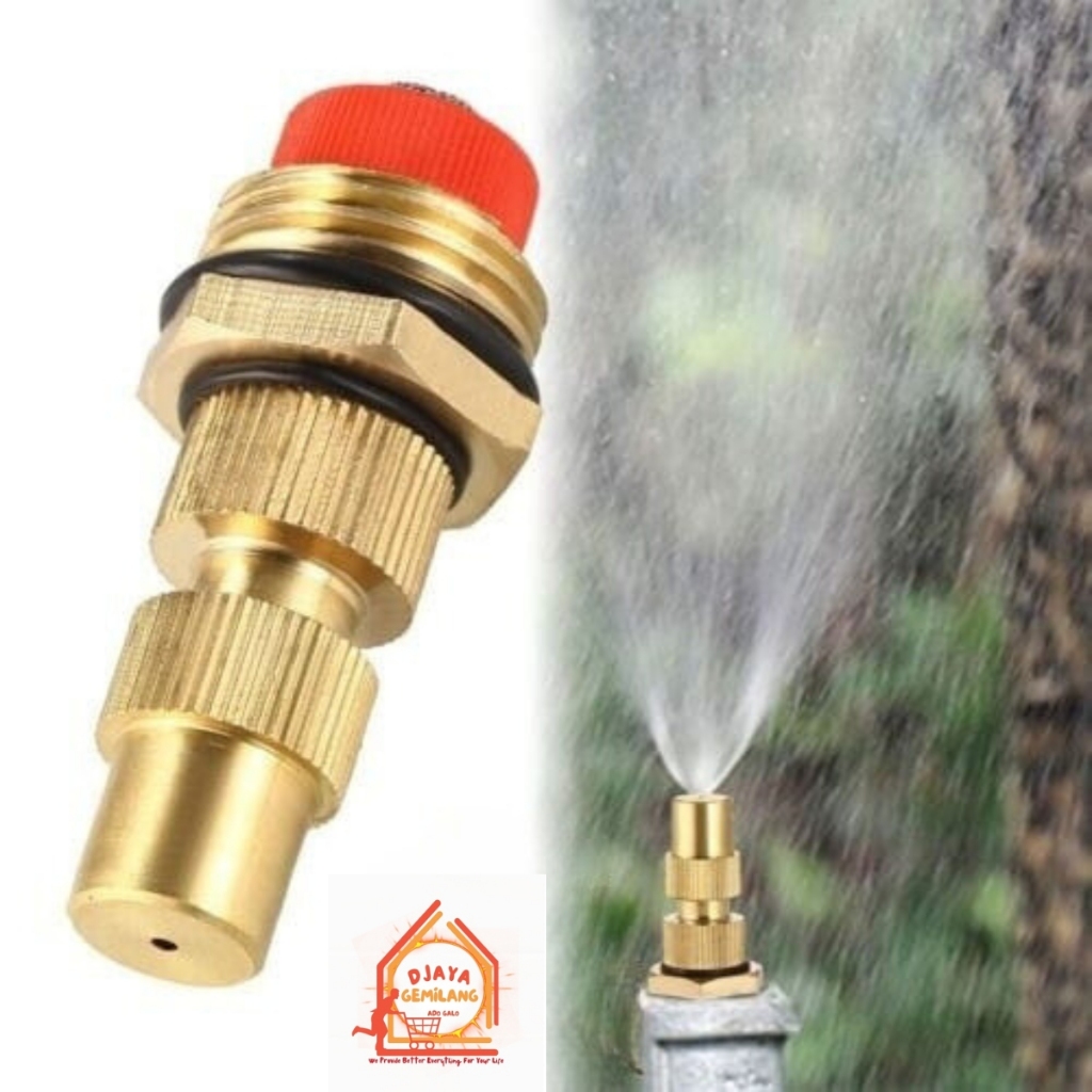 Jual ORIGINAL SPUYER KABUT 1 LUBANG KUNINGAN SPUYER LURUS NOZZLE KABUT ...