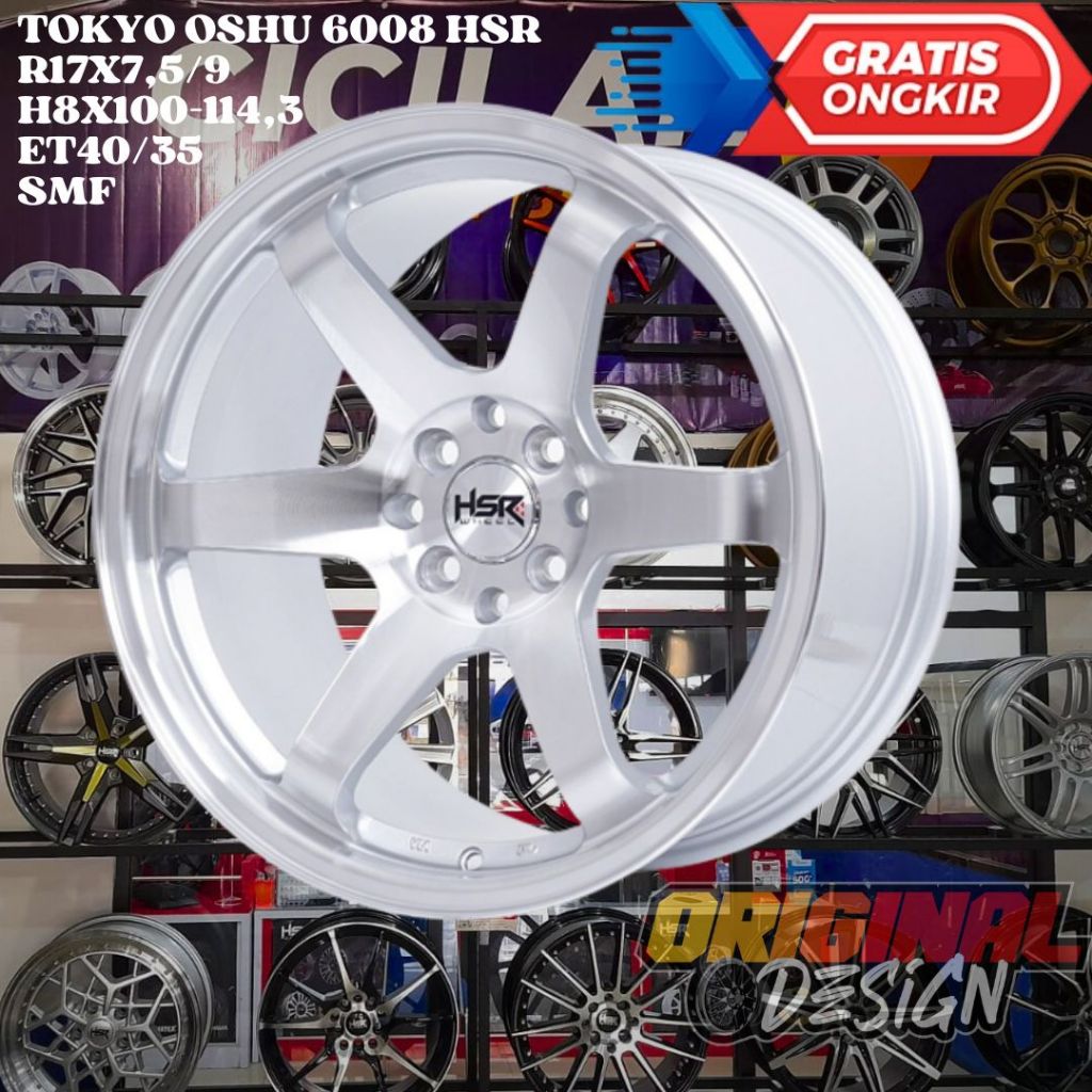 Jual Velg Mobil Ring 17 Te 37 HSR TOKYO R17 LEBAR 7,5/9 BAUT 4 ET40/35 SMF | Shopee Indonesia