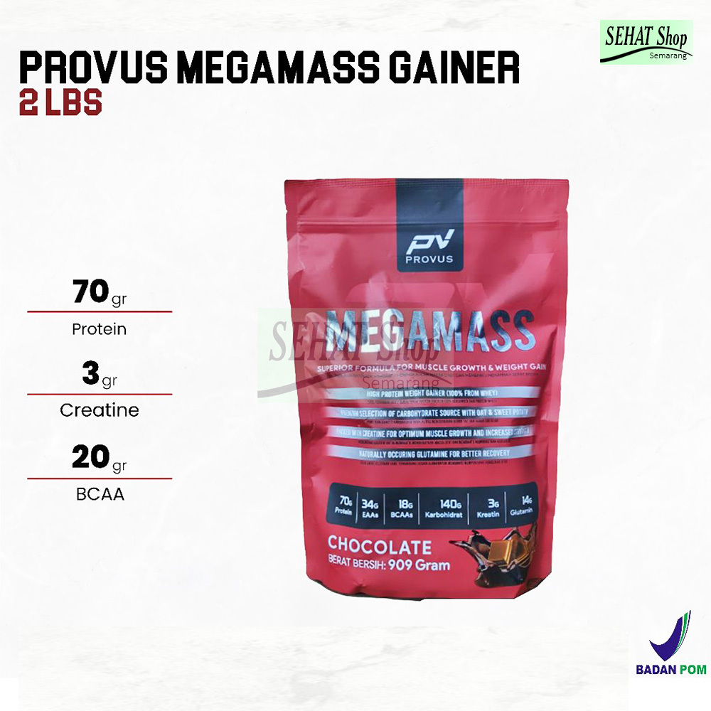 Jual Provus Megamass Gainer 2 Lbs Mass Weigth Gainer | Shopee Indonesia
