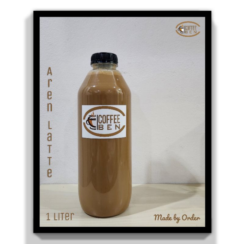 Jual Kopi Aren Latte CoffeeBen botolan 1 Liter | Shopee Indonesia