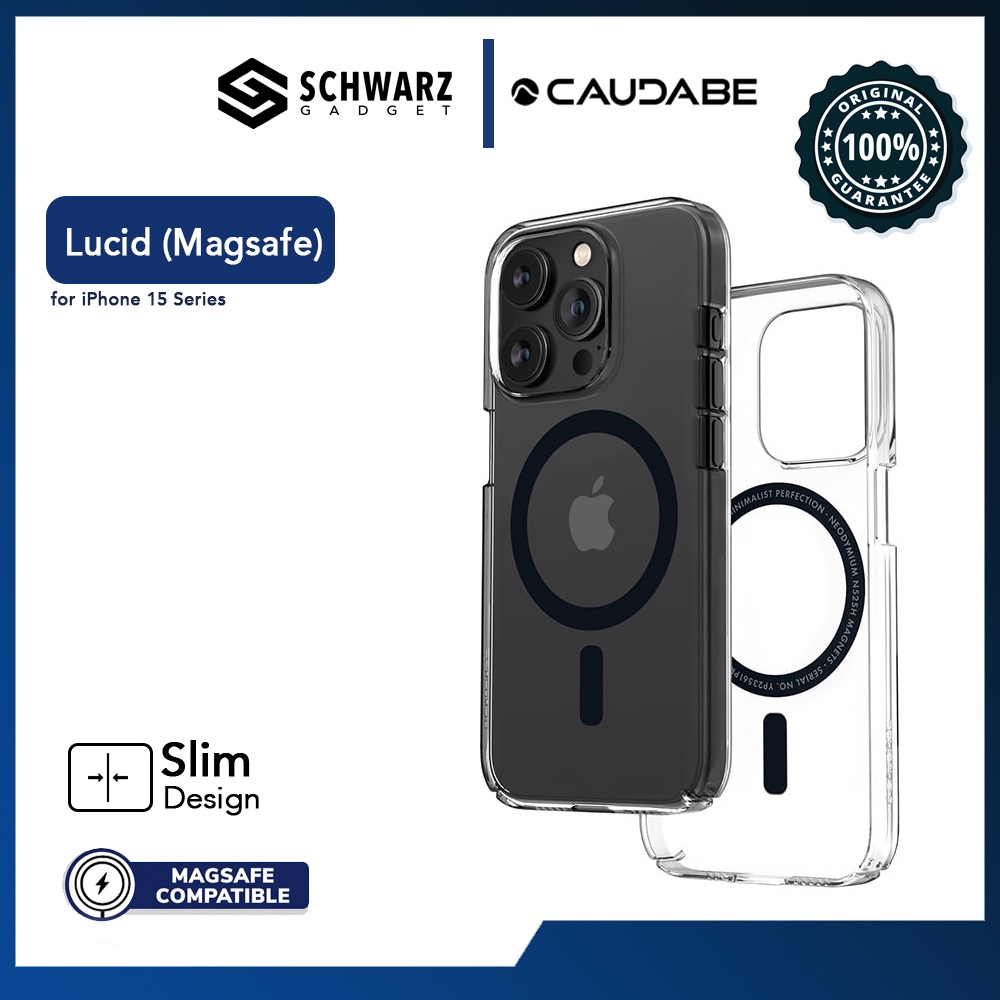 Jual Caudabe Lucid Clear Anti Yellowing Slim Thin Magsafe Case iPhone ...