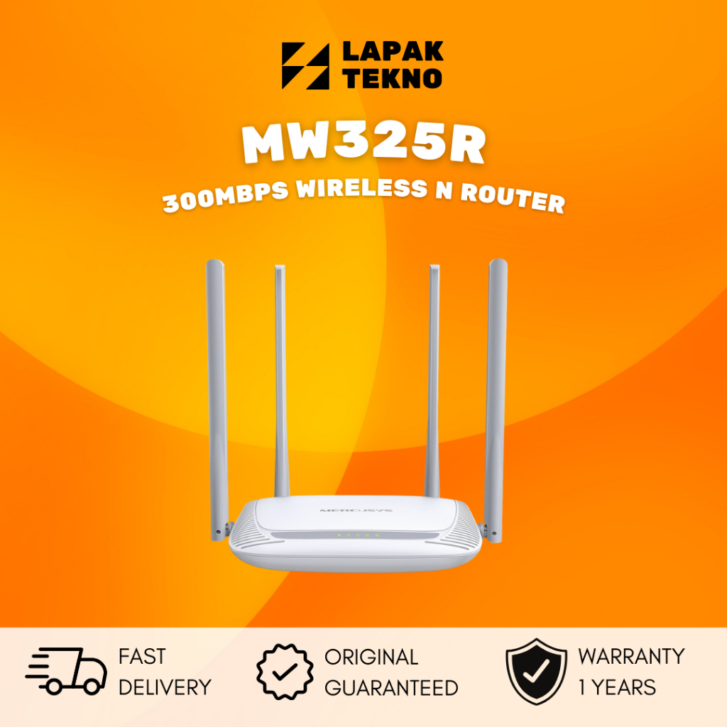 Jual MERCUSYS MW325R 300MBPS ENHANCED WIRELESS N ROUTER | Shopee Indonesia