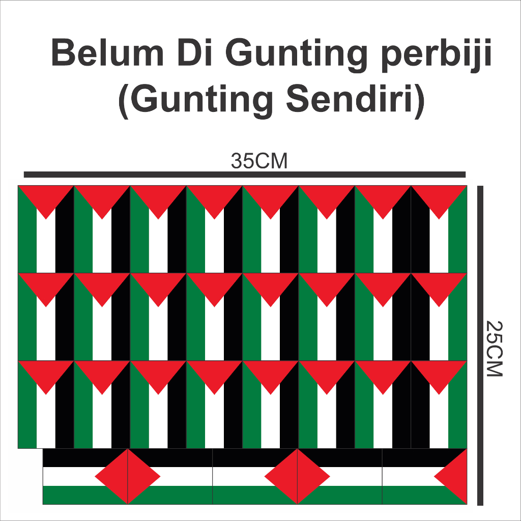 Jual Sticker Stiker Bendera Palestina palestine | Shopee Indonesia