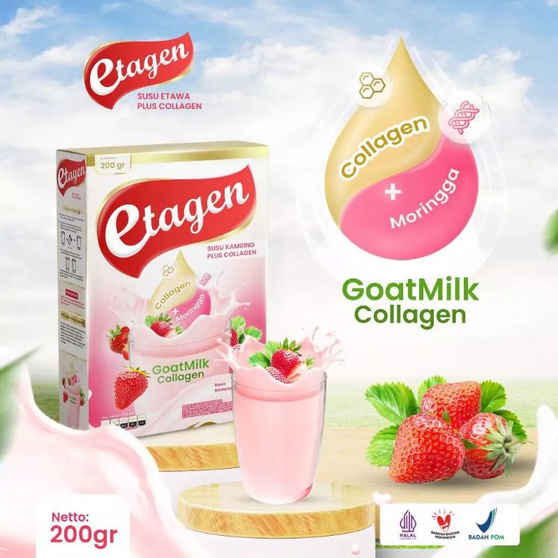 Jual susu ETAGEN SUSU COLLAGEN kolagen milk merawat kulit wajah rasa ...