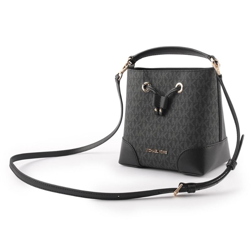 Jual mk michael kors mercer signature black original bag tas ori ...