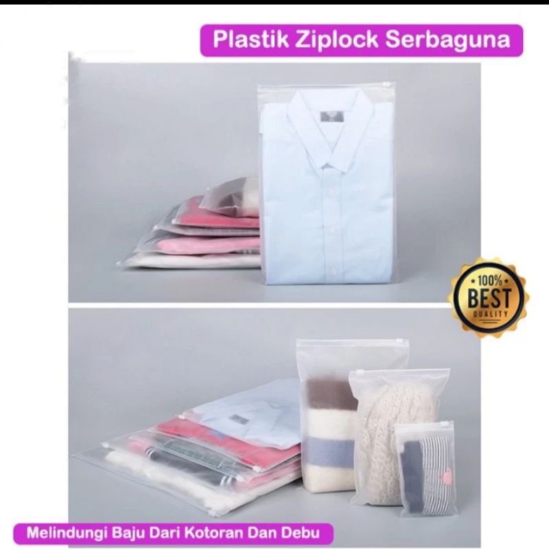 Jual Plastik Ziplock Besar Untuk Baju Sepatu Jumbo Tebal Klip ZipLock ...