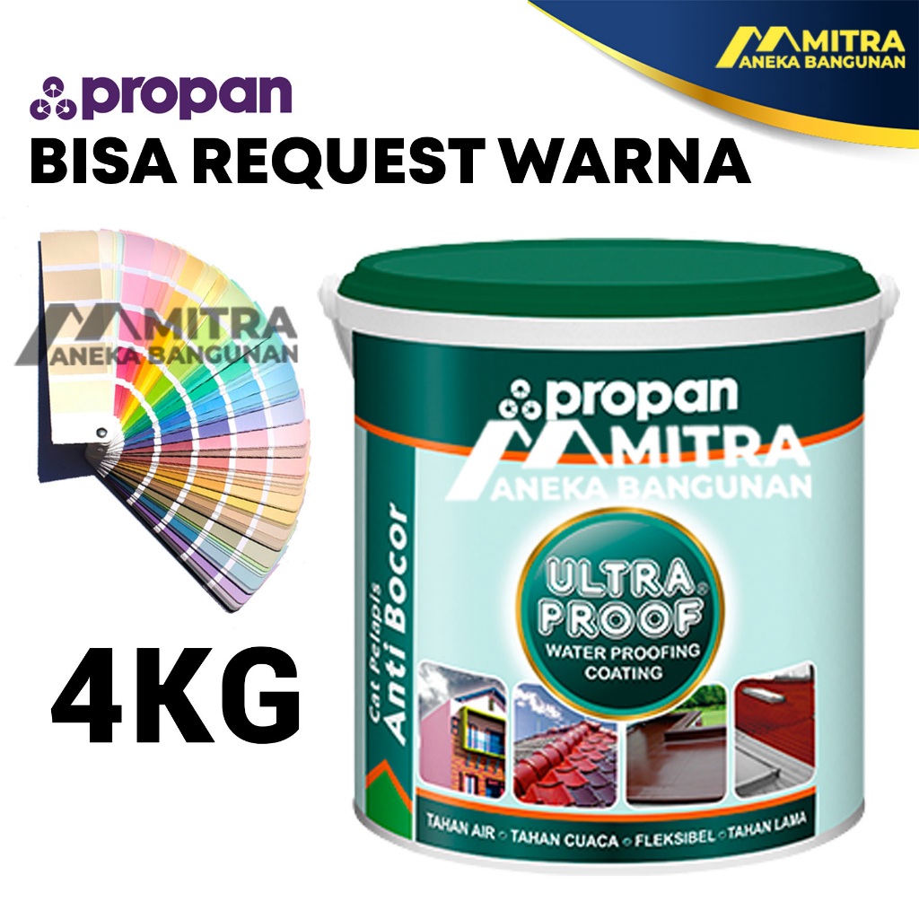 Jual [PART 2] CUSTOM CAT TEMBOK WATERPROOF ULTRAPROOF PROPAN 4 KG ...
