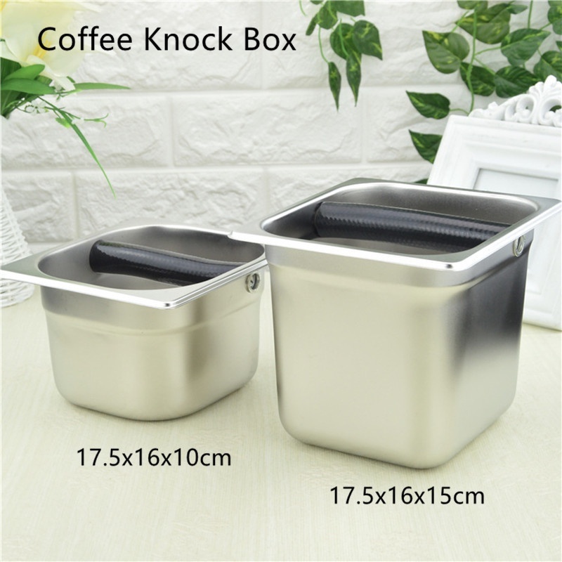 Jual Wadah Ampas Kopi Coffee Knock Box Stainless Steel Espresso Knock ...